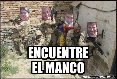 Meme Personalizado - encuentre el manco - 32278732