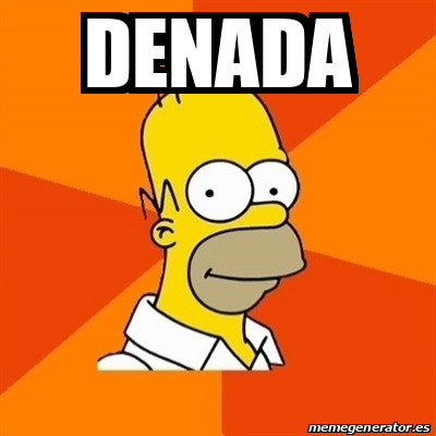 Denada In Espanol