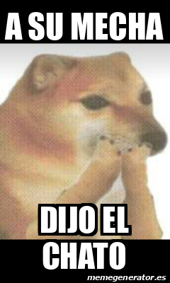 Meme Personalizado - A SU MECHA DIJO EL CHATO - 32284655