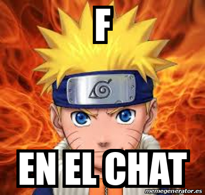 Meme Personalizado - f en el chat - 32288490