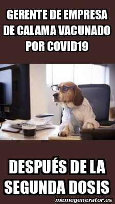 Meme Personalizado - Gerente de empresa de calama vacunado por covid19 ...
