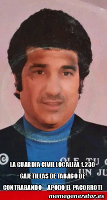 Meme Personalizado - La Guardia Civil localiza 1.230 cajetillas de ...