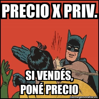 Meme Batman slaps Robin - Precio x priv. Si vendés, poné precio - 32298912