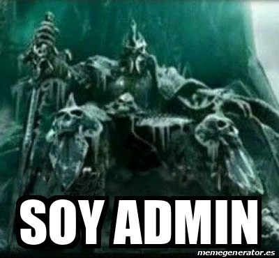 Meme Personalizado - Soy admin - 32300638