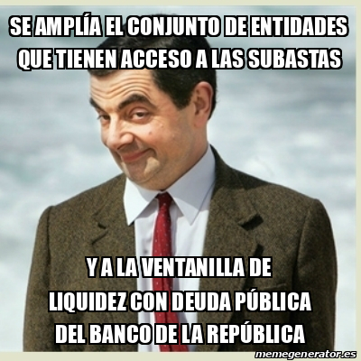 Meme Mr Bean - Se amplía el conjunto de entidades que tienen acceso a ...