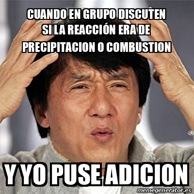Meme Jackie Chan - cuando en grupo discuten si la REACCIÓN era de ...