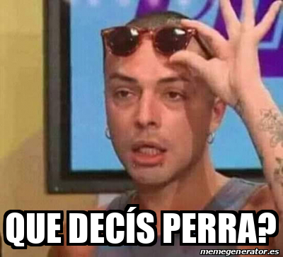 Meme Personalizado - Que decís perra? - 32308247