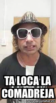 Meme Personalizado - ta loca la comadreja - 32309951