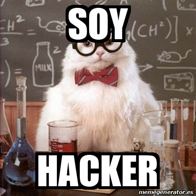 Meme Chemistry Cat - soy hacker - 32315117