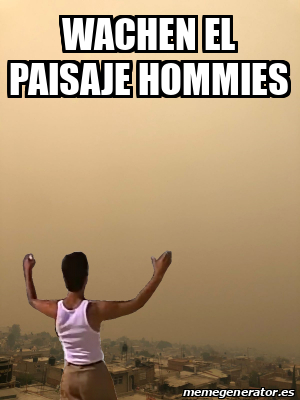 Meme Personalizado - wachen el paisaje hommies - 32319389