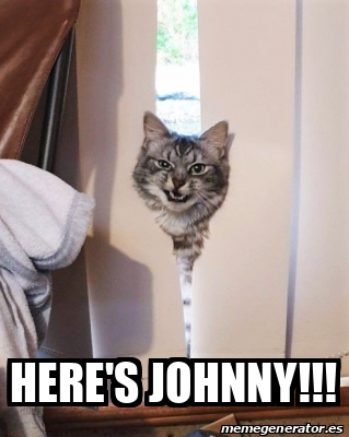 Meme Personalizado - here's johnny!!! - 32322646