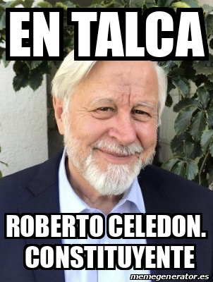 Meme Personalizado - En talca Roberto celedon. Constituyente - 32323579
