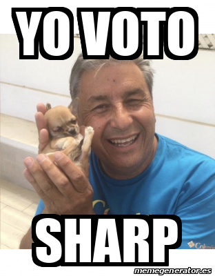Meme Personalizado - Yo Voto SHARP - 32327496