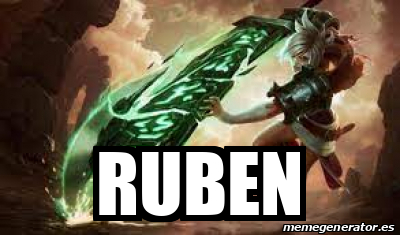 Meme Personalizado - ruben - 32330349