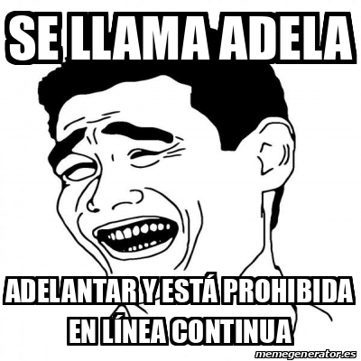 Meme Yao Ming 2 - Se llama Adela Adelantar y está prohibida en línea ...