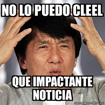 Meme Jackie Chan - no lo puedo cleel que impactante noticia - 32334549