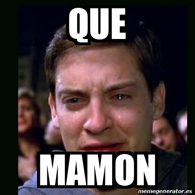 Meme crying peter parker - que mamon - 32339521