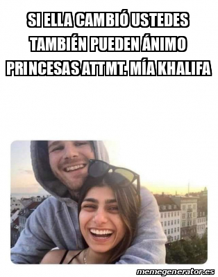 Meme Personalizado - Si ella cambió ustedes también pueden ánimo ...