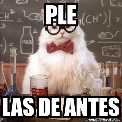Meme Chemistry Cat - Ple LAs de antes - 32345791