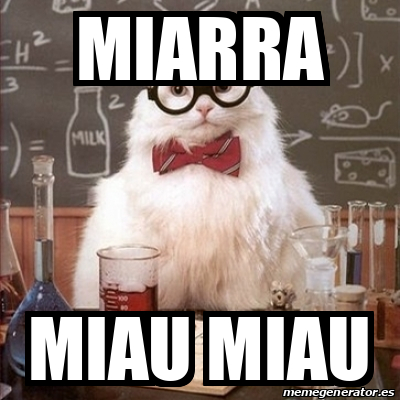Meme Chemistry Cat - Miarra miau miau - 32361131