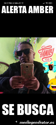 Meme Personalizado - Alerta Amber Se busca - 32365379