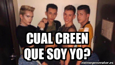 Meme Personalizado - cual creen que soy yo? - 32370115