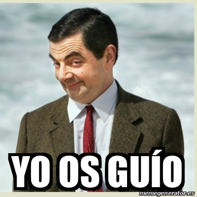Meme Mr Bean - Yo os guío - 32374029