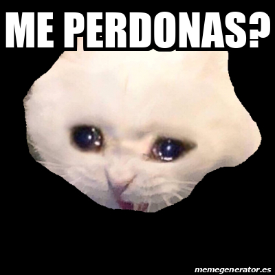 Meme Personalizado - me perdonas? - 32375185