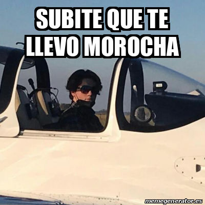 Meme Personalizado - subite que te llevo morocha - 32375510