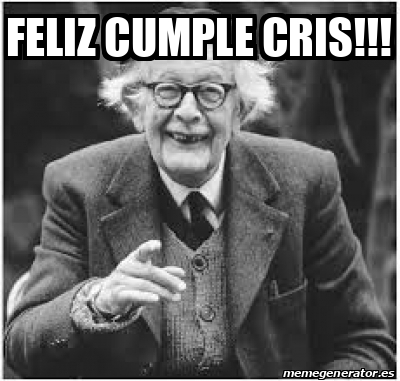 Meme Personalizado - Feliz Cumple Cris!!! - 32376533