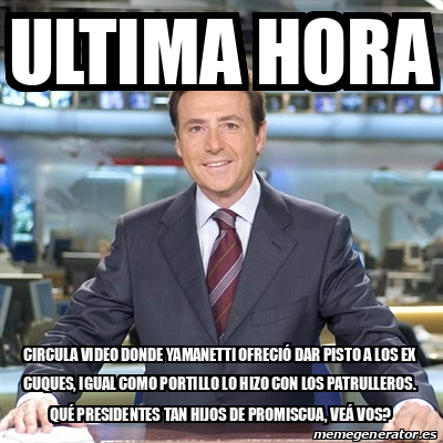 Meme Matias Prats - ULTIMA HORA Circula video donde Yamanetti ofreció ...