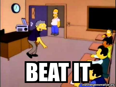 Meme Personalizado - beat it - 32381706