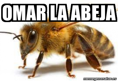 Meme Personalizado - OMAR LA ABEJA - 32382275