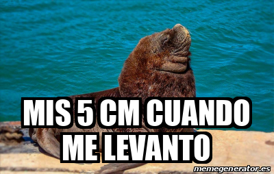 Meme Personalizado - Mis 5 cm cuando me levanto - 32386501