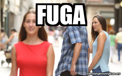 Meme Personalizado - fuga - 32390345