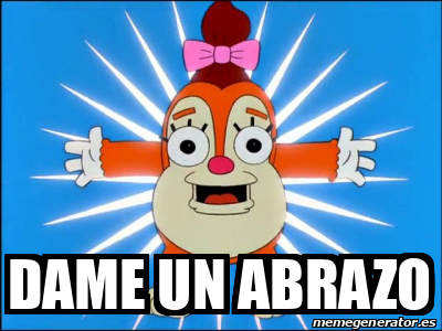 Meme Personalizado - dame un abrazo - 32390473