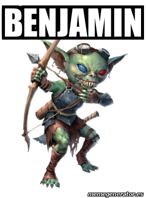 Meme Personalizado - BENJAMIN - 32390678