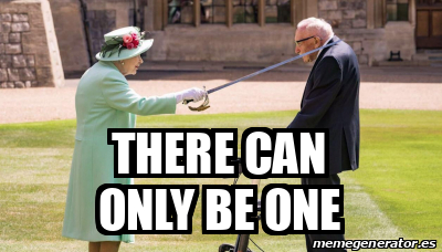 Meme Personalizado - there can only be one - 32390679