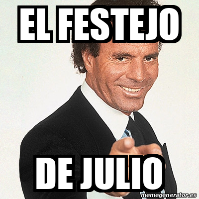 Meme Julio Iglesias - El festejo de Julio - 32391238
