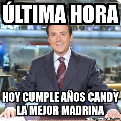 Meme Matias Prats - Última hora Hoy cumple años Candy la mejor madrina ...