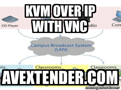 Meme Personalizado - KVM over IP with VNC avextender.com - 32400844