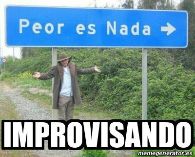 Meme Personalizado - Improvisando - 32420018