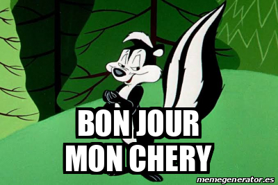 Meme Personalizado - Bon jour Mon chery - 32421277