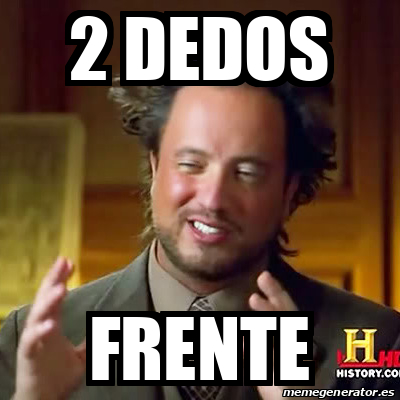 Meme Ancient Aliens - 2 dedos frente - 32427011