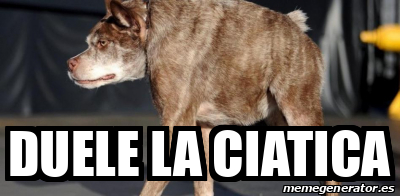 Meme Personalizado - Duele la ciatica - 32428186