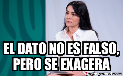 Meme Personalizado - EL DATO NO ES FALSO, PERO SE EXAGERA - 32429671