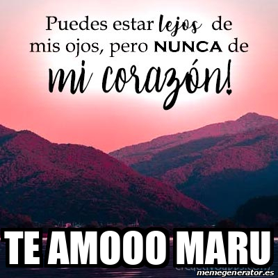 Meme Personalizado - Te AMOOO maru - 32430307