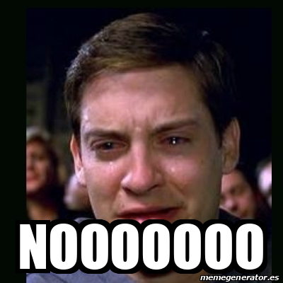 Meme crying peter parker - nooooooo - 32430828