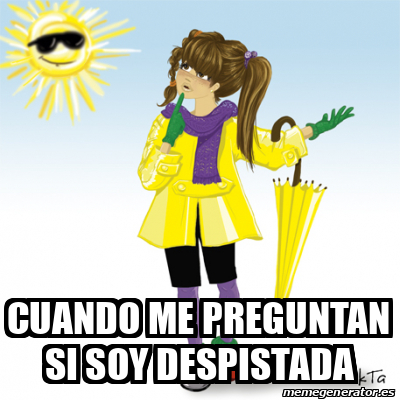 Meme Personalizado - cuando me preguntan si soy despistada - 32433443