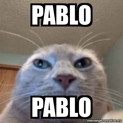 Meme Personalizado - pablo pablo - 32438765